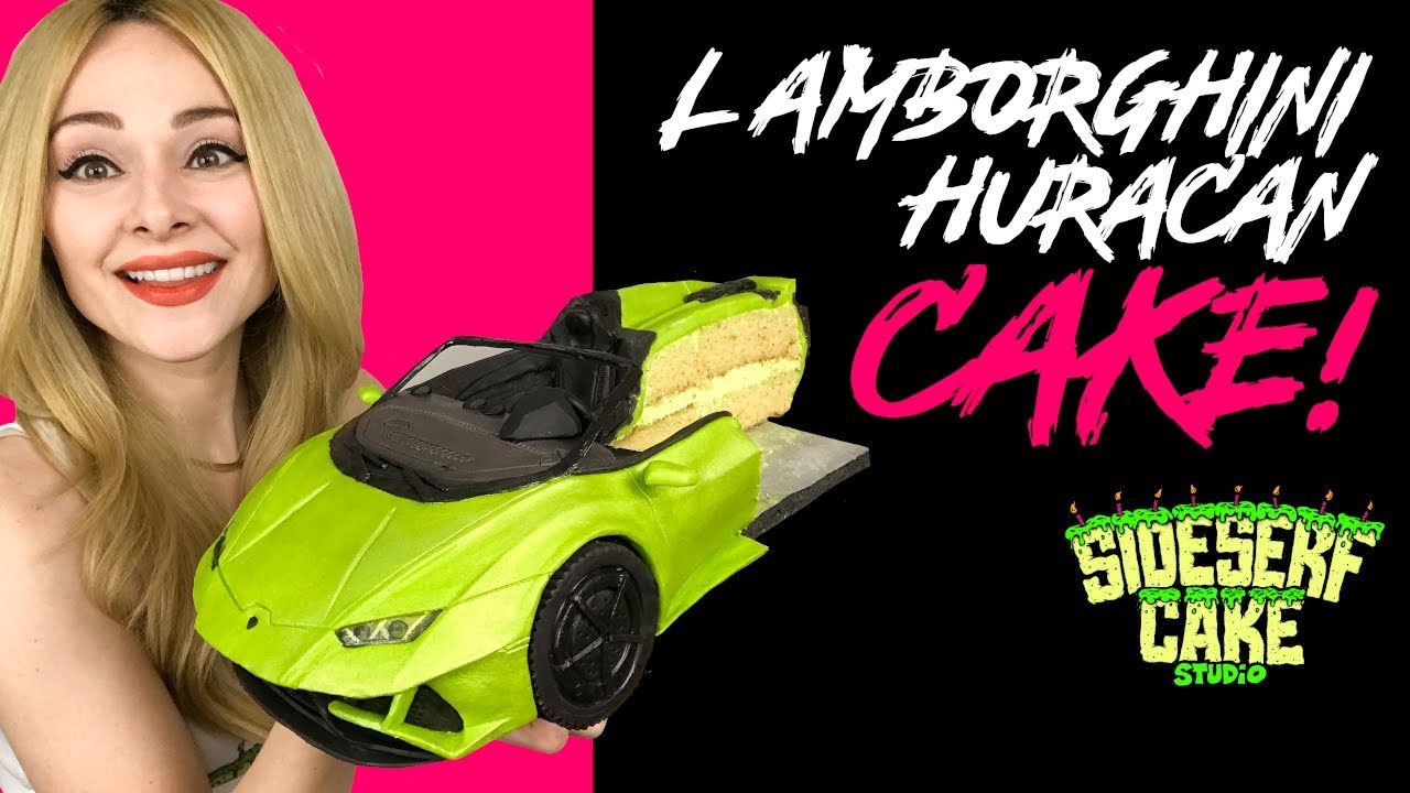 Lamborghini Cake Template