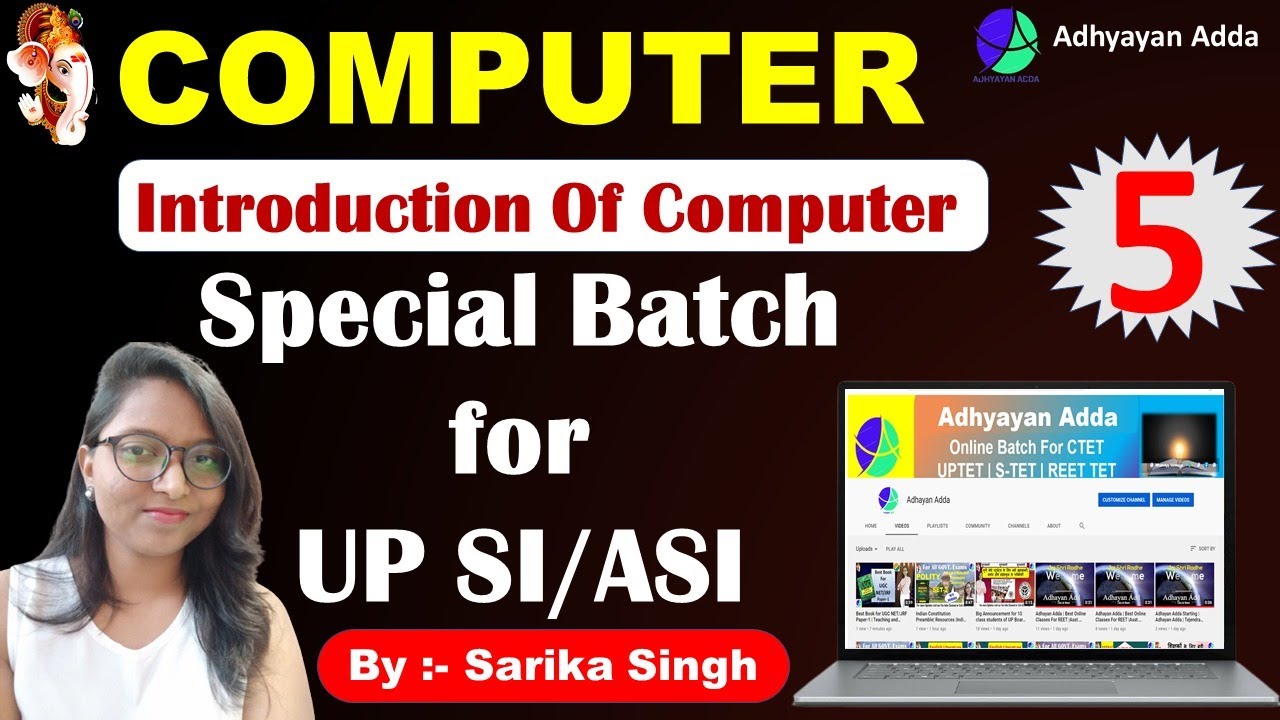 Computer Classes For SI and ASI | Target Batch For UP SI/ASI | Class-5 ...
