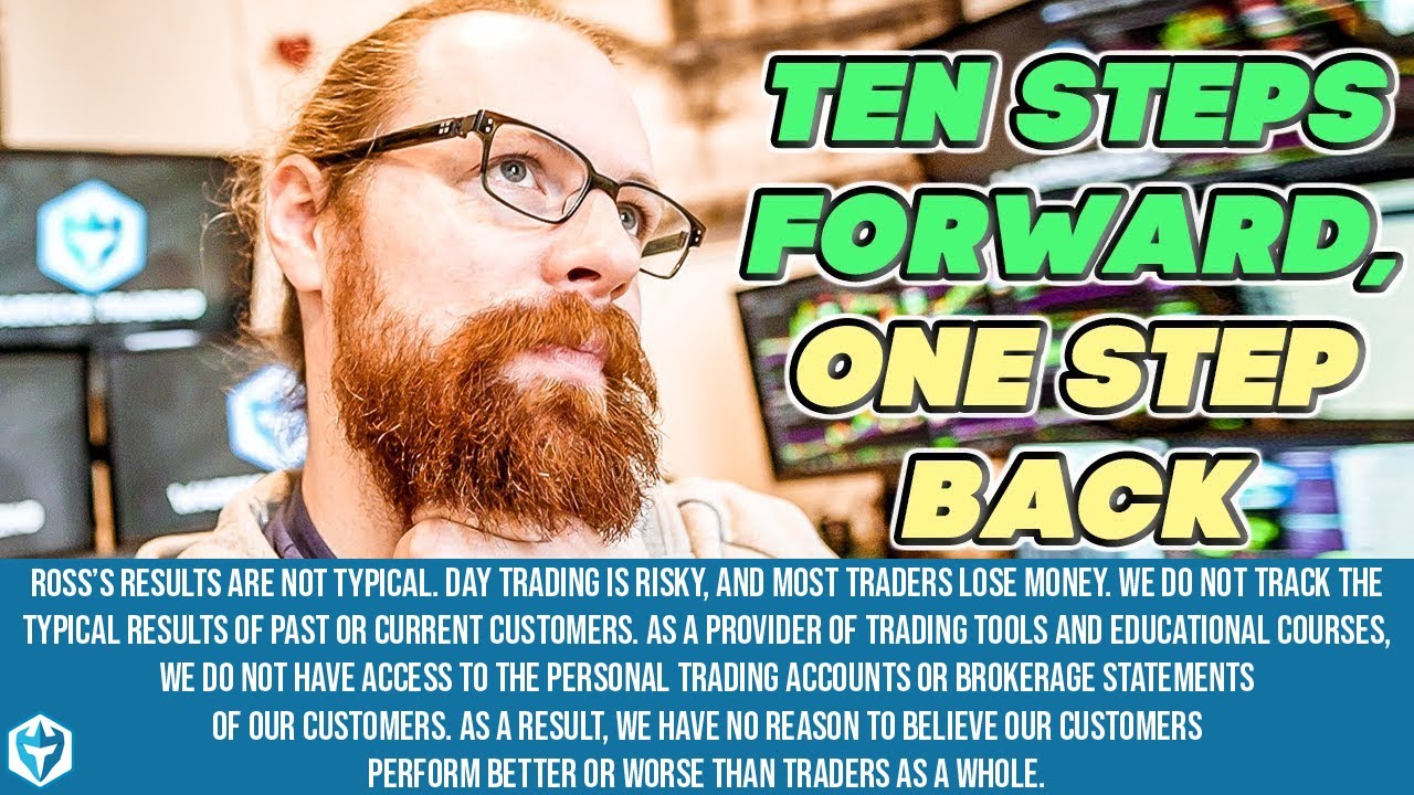 Ten Steps Forward, One Step Back -$1.6k | Ross's Trade Recap - YouTube