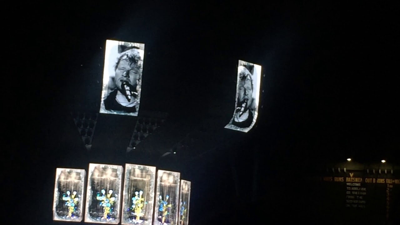 PERFECT - Ed Sheeran Adelaide Concert 7th March 2018 - YouTube