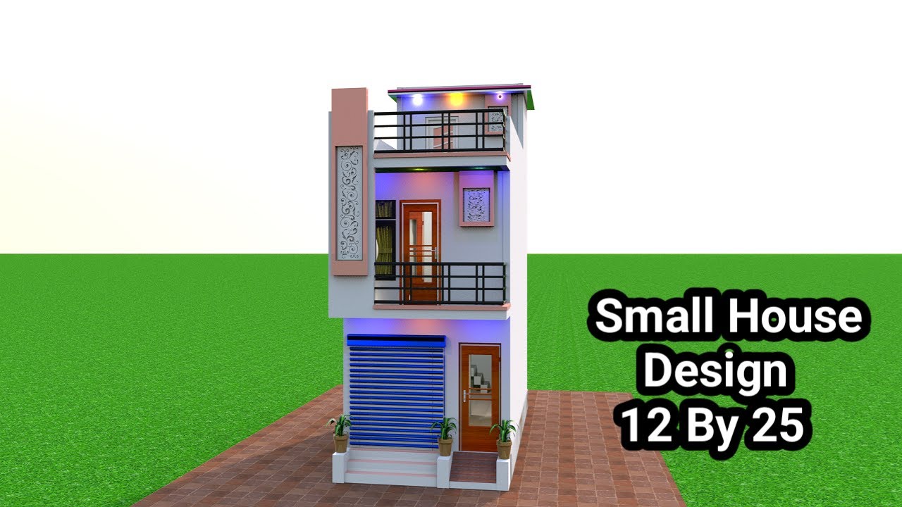 12 by 25 small house design with shop , Dukan ke sath Makan ka naksha ...