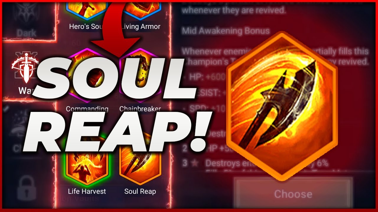 THE BEST DAMAGE BLESSING?? Soul Reap Blessing Spotlight! Raid: Shadow ...
