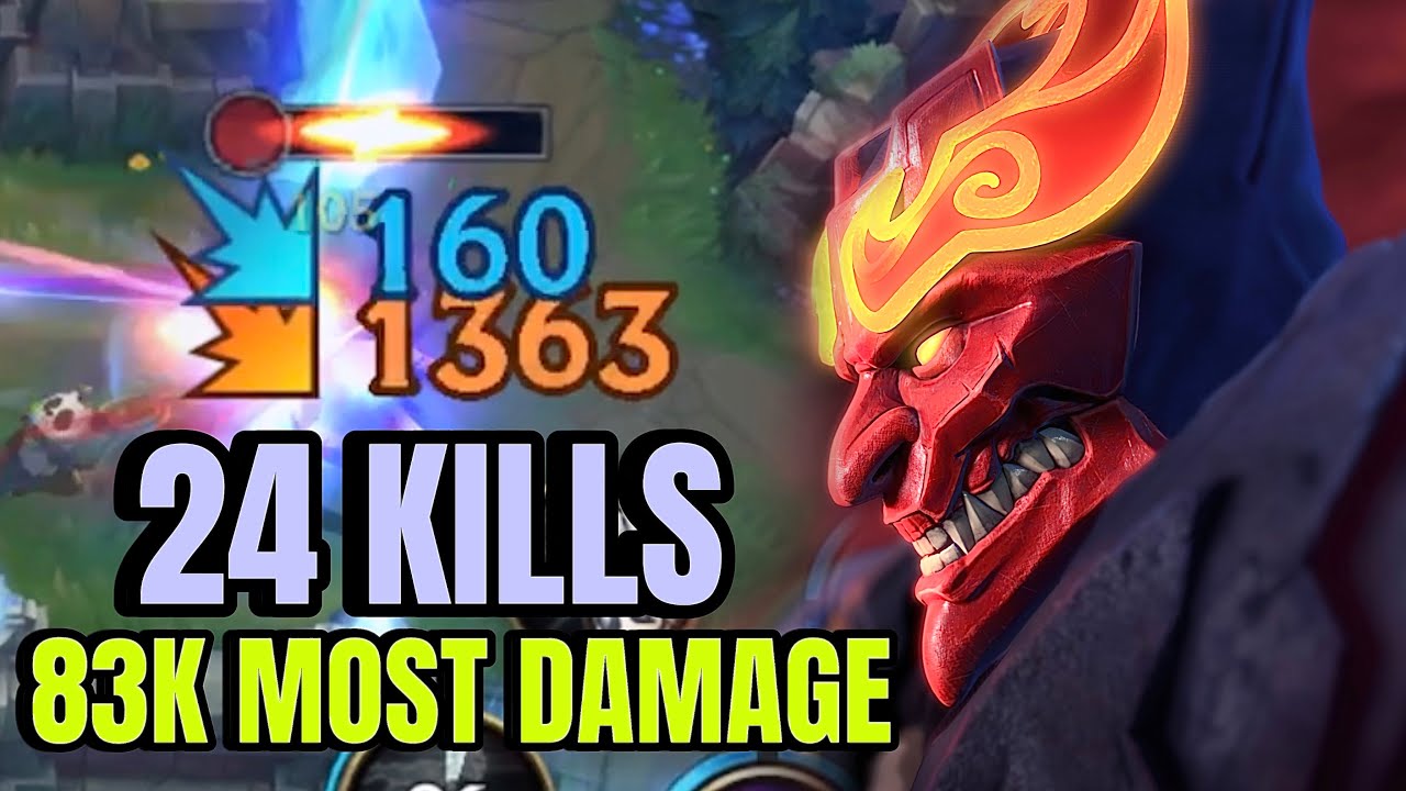 Jhin Anti-Tank Build 24 Kills 83k Most Damage in Patch 5.1d Wild Rift ...