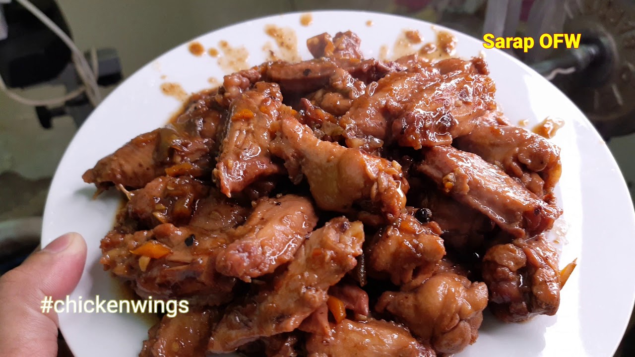 Estofado Chicken Wings | The Best Pulutan | ala Sarap OFW - YouTube