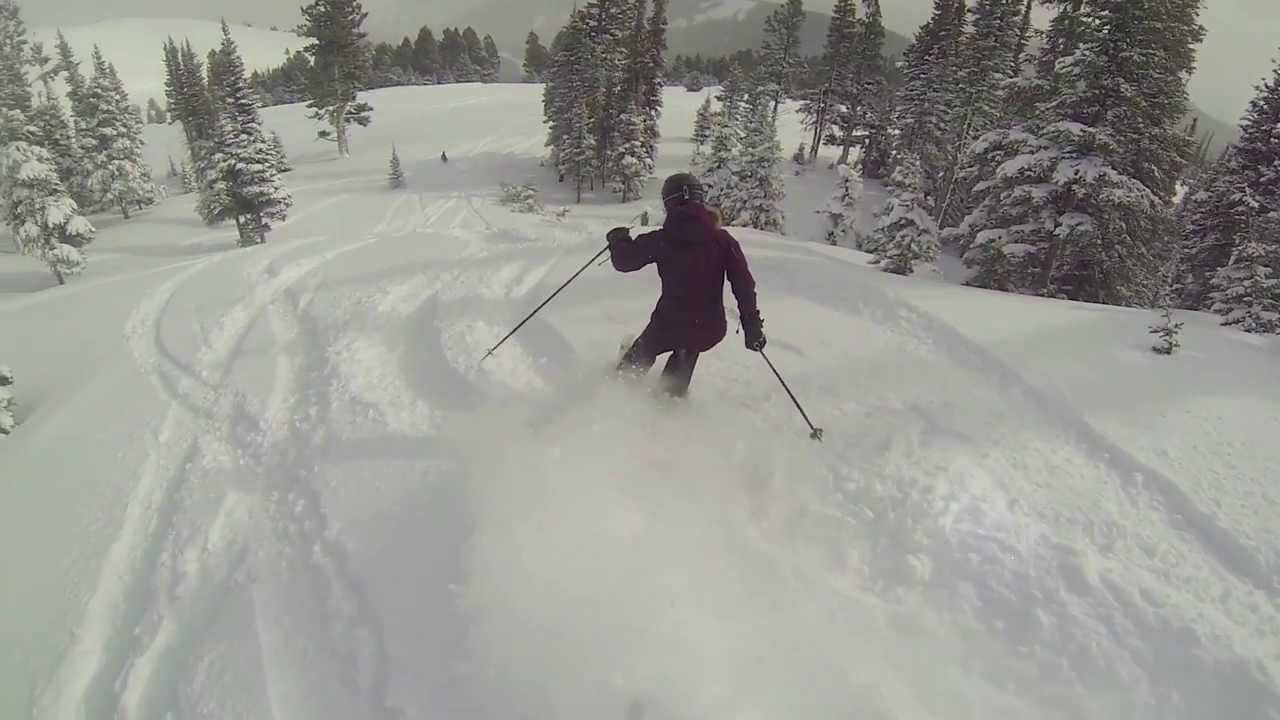 Chasing Powder - Great Divide Skiing SkiGD Helena Montana - YouTube