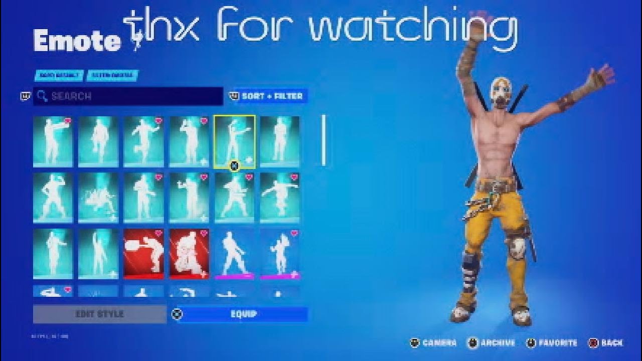 All of my emotes. another day, another victory for the og’s. - YouTube