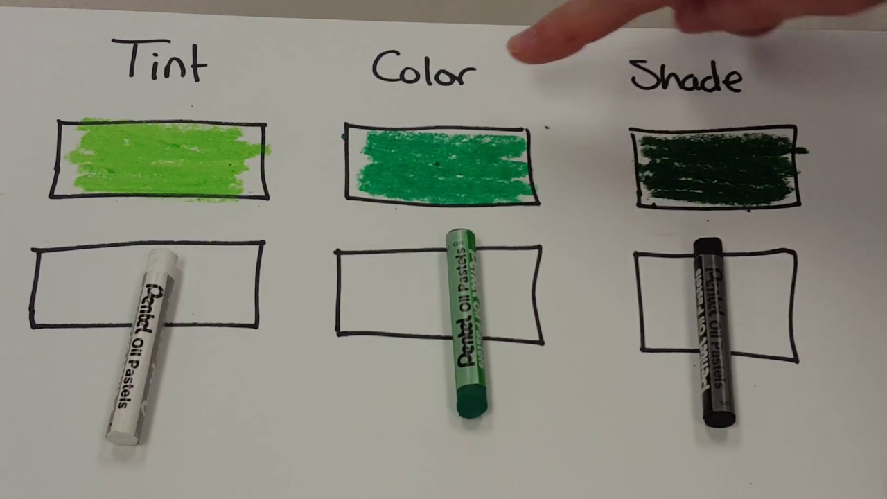 Oil Pastels - Tints, Colors & Shades - YouTube