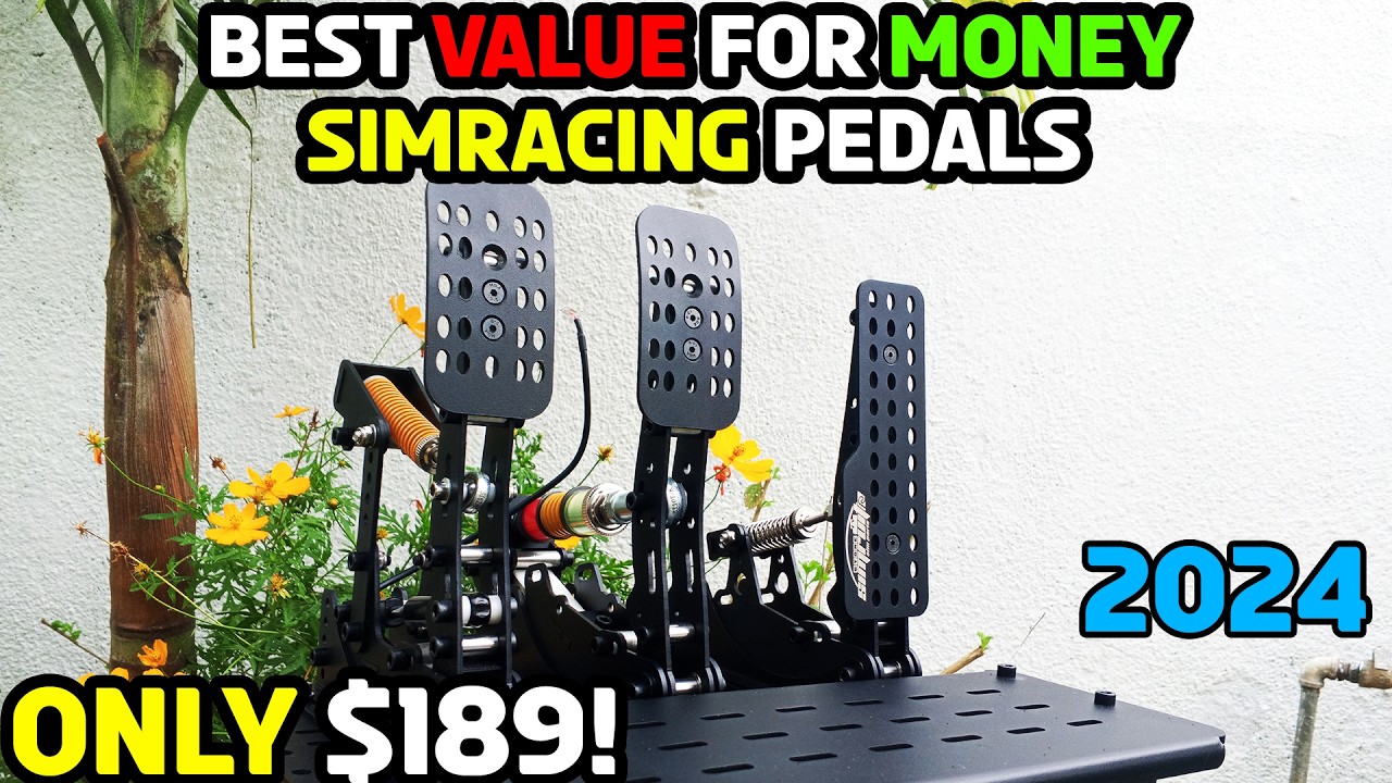 SIMRUITO LOAD CELL Pedals Review - Best and Cheapest Simracing pedals ...