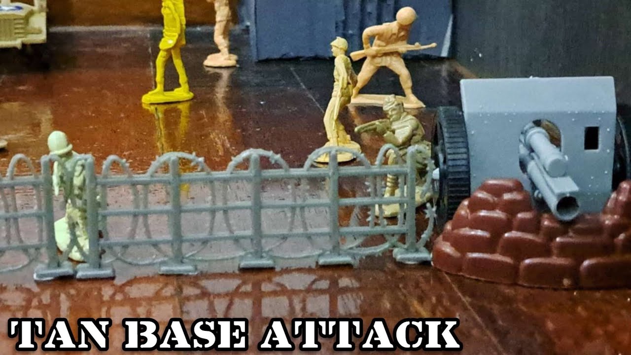 Army Men: Tan Base Attack (Stop Motion) - YouTube