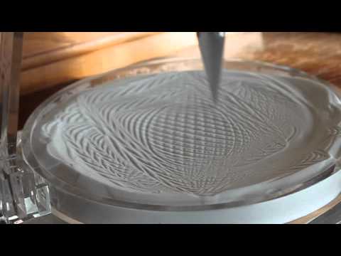 Sand pendulum with acrylic glas bowl - YouTube