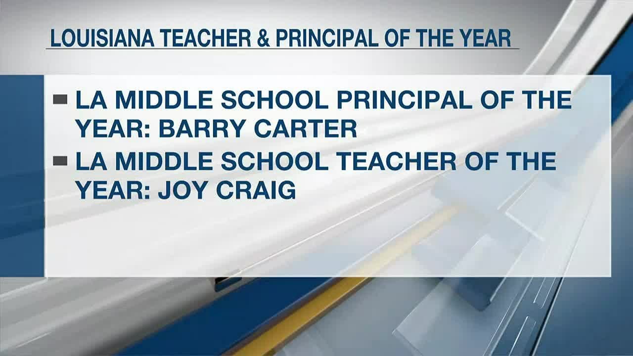 Barry Carter named La. middle school principal of the year; Cory Joy ...