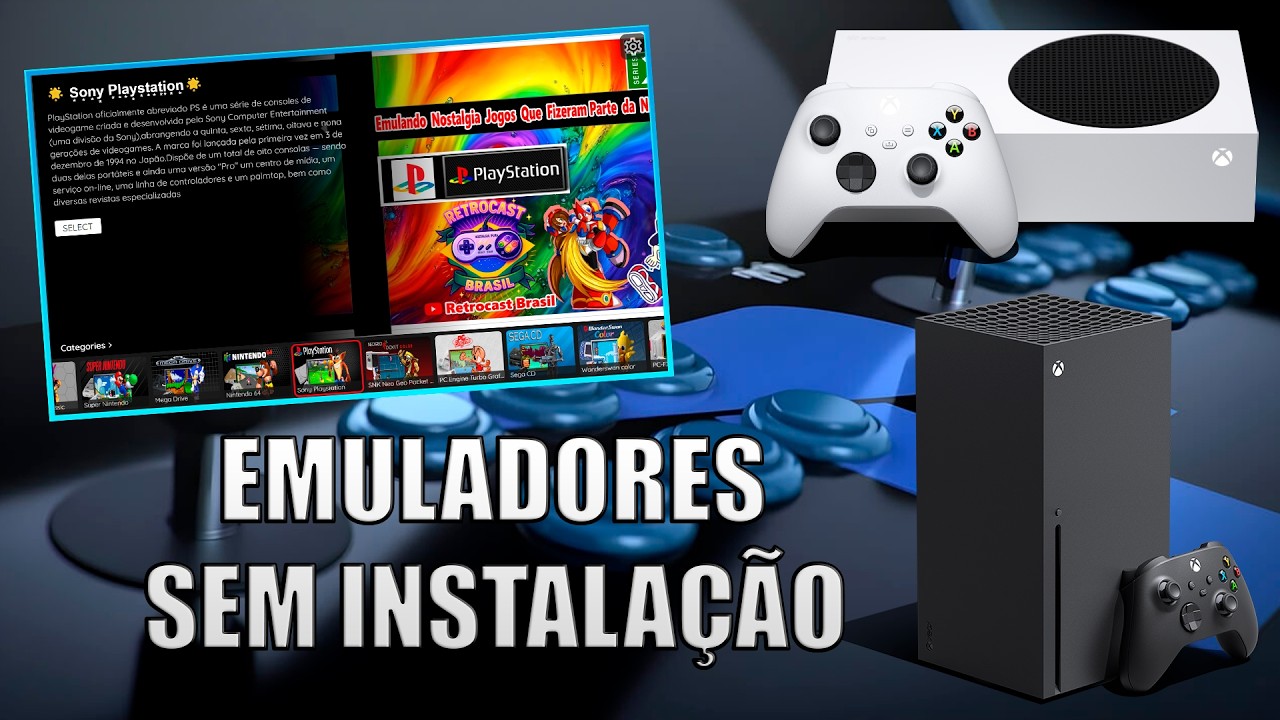 WEB ARCADE JOGUE TODOS EMULADORES NO SEU XBOX ONE SERIES S/X - YouTube