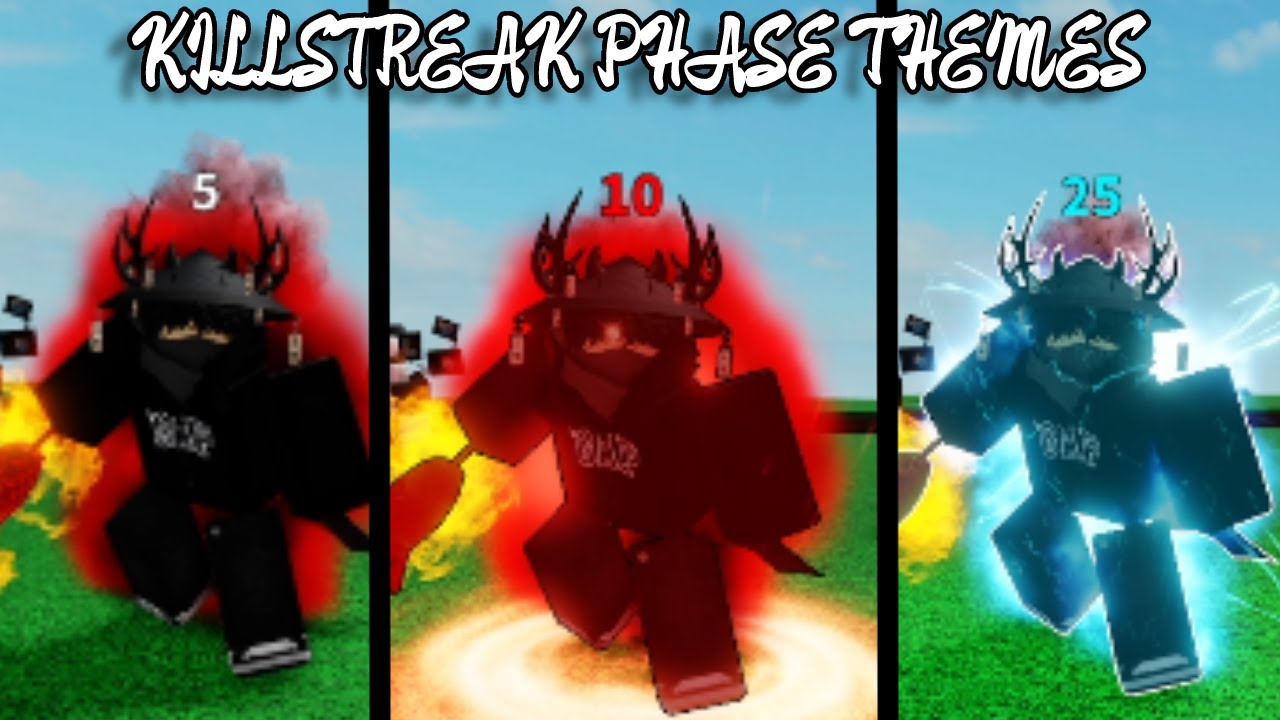 Slap Battles Killstreak Phases & Themes Current (Read desc) - YouTube