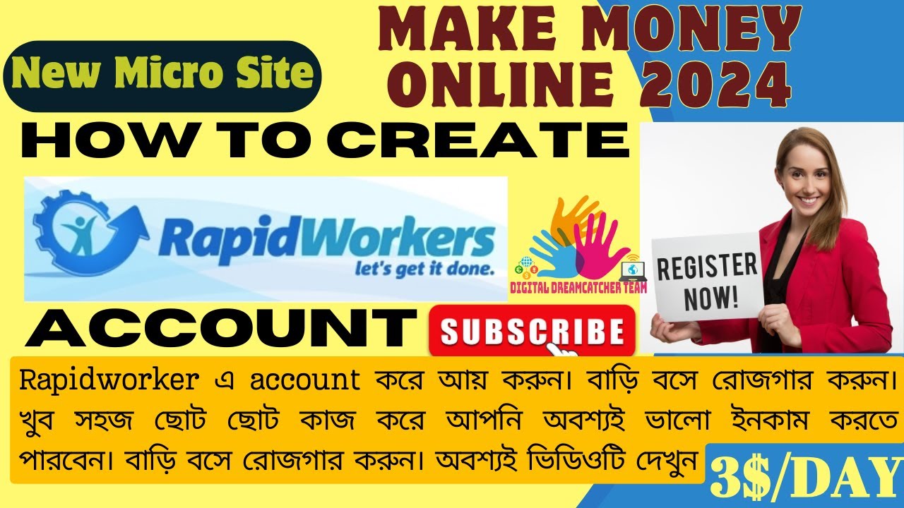 How to create Rapidworker account | rapidworker Sign up | Rapidworker ...
