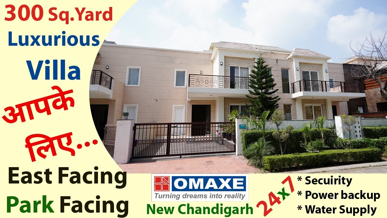 Park Facing 300yard Luxurious Villa at Omaxe Phase 1 New Chandigarh ...