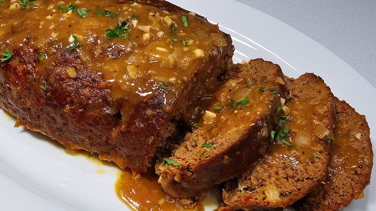 Meatloaf & gravy, NO ketchup or BBQ | full recipe - YouTube