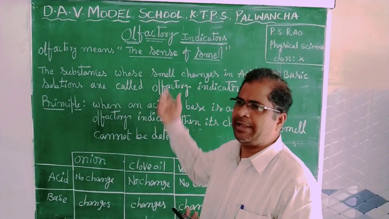 OLFACTORY INDICATORS CLASS 10th PHYSICAL SCIENCE D A V MODEL SCHOOL olfactory-indicators-class-10th-physical-science-d-a-v-model-school