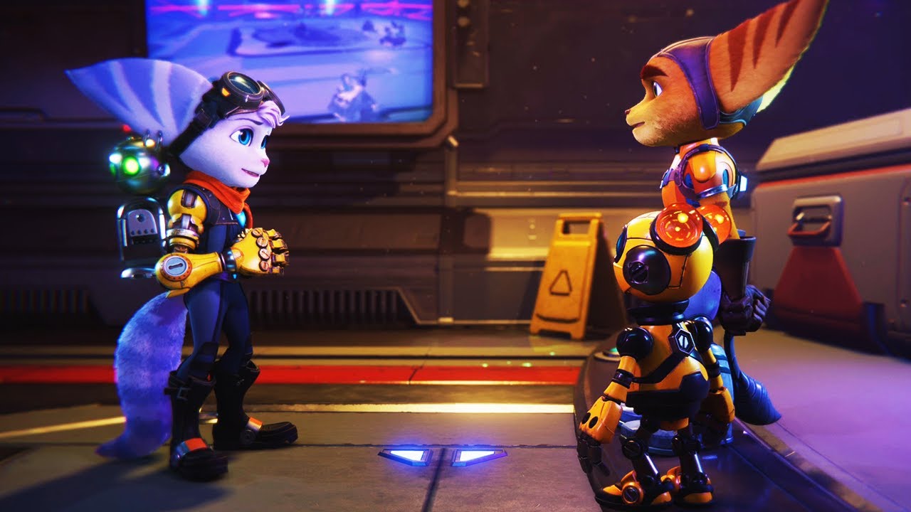 Ratchet & Clank Rift Apart - Rivet And Clank Meetup With Ratchet And ...