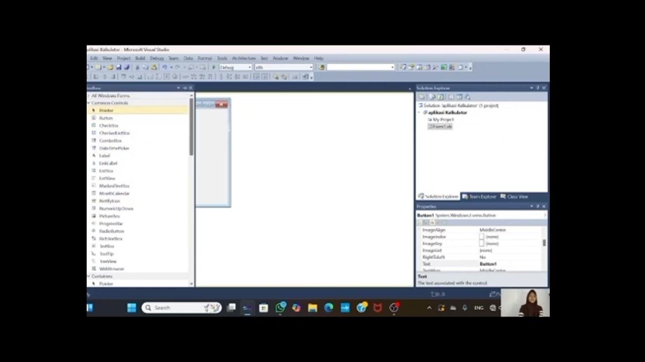 PEMBUATAN APLIKASI KALKULATOR SEDERHANA MENGGUNAKAN MICROSOFT VISUAL STUDIO 2010 - YouTube