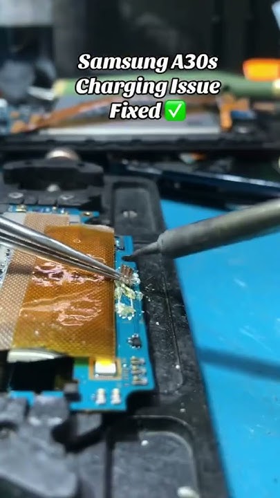 Samsung A30s charging problem fixed - YouTube