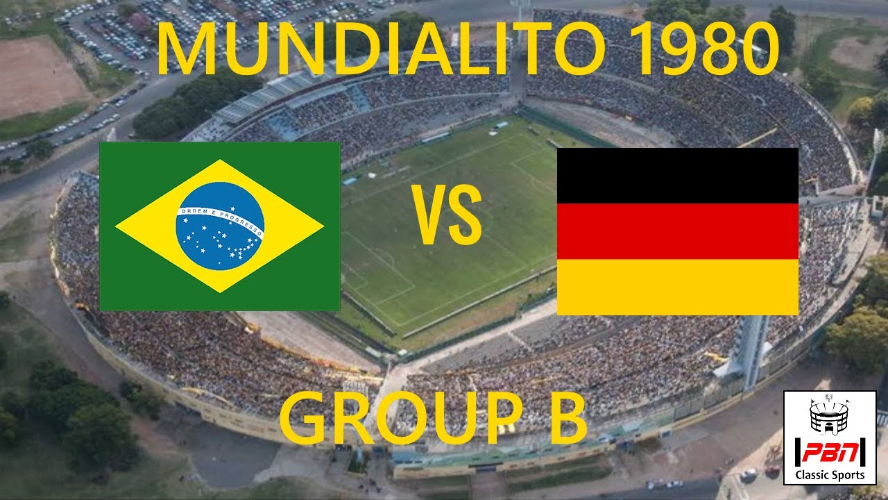 Mundialito 1980 : Brazil vs West Germany - Group B - YouTube