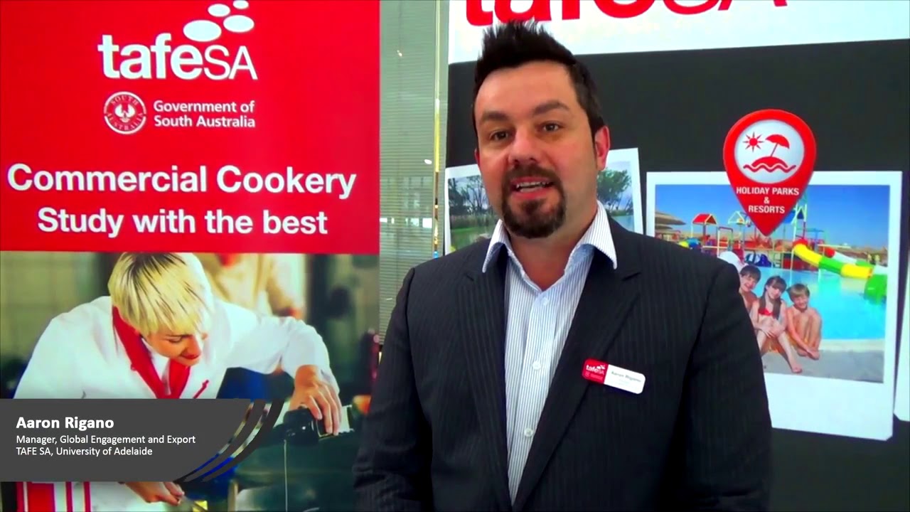 Aaron Rigano - Manager, Global Engagement and Export at TAFE SA - YouTube