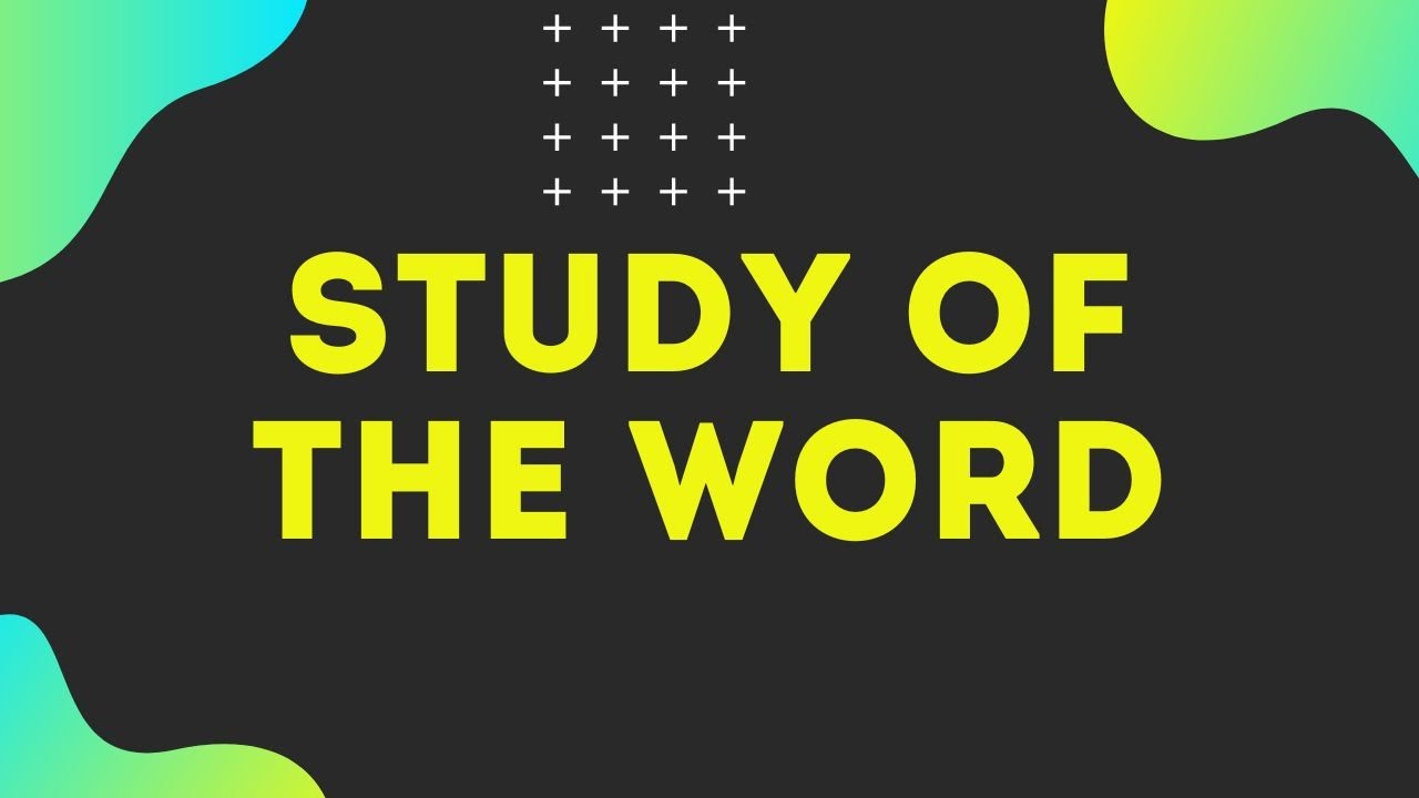 Study of the Word - | Brothers Jackson and Cherrington - March 26, 2024 ...