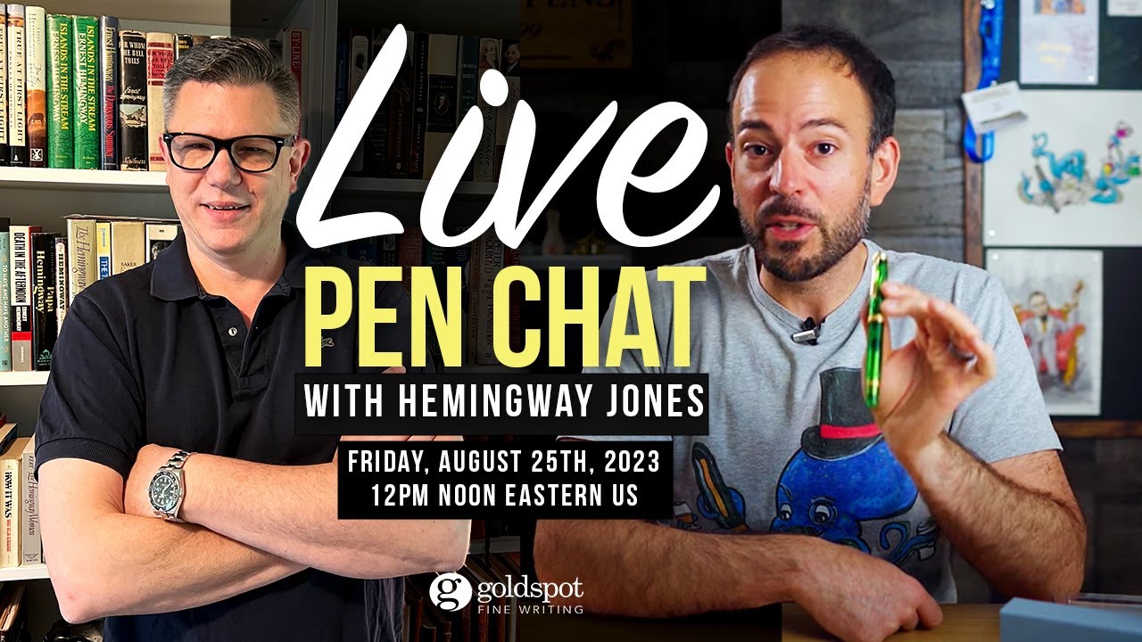 Pen Chat with Hemingway Jones - YouTube