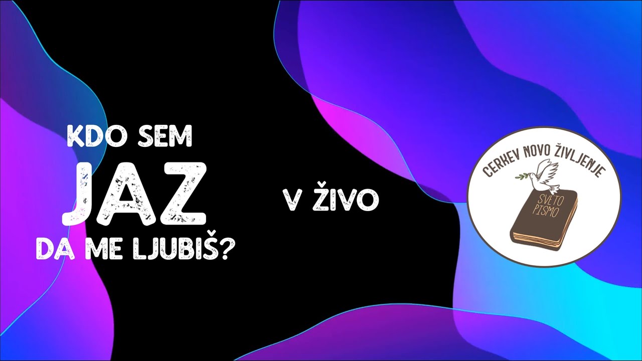 Kdo sem jaz, da me ljubiš? - Novo Življenje - YouTube