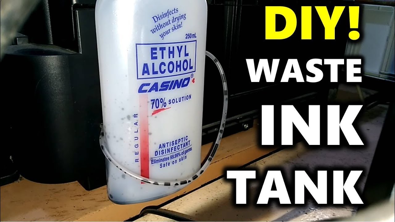 DIY! How to Install External WASTE INK TANK Reservoir on EPSON Printers ...