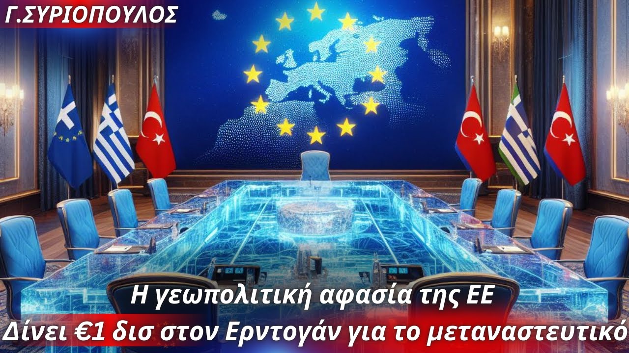 Γεώργιος Συριόπουλος: Η γεωπολιτική αφασία της ΕΕ- Δίνει €1 δισ στον ...