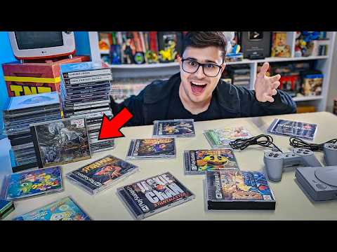 Minha COLEÇÃO de JOGOS ORIGINAIS do PS1
