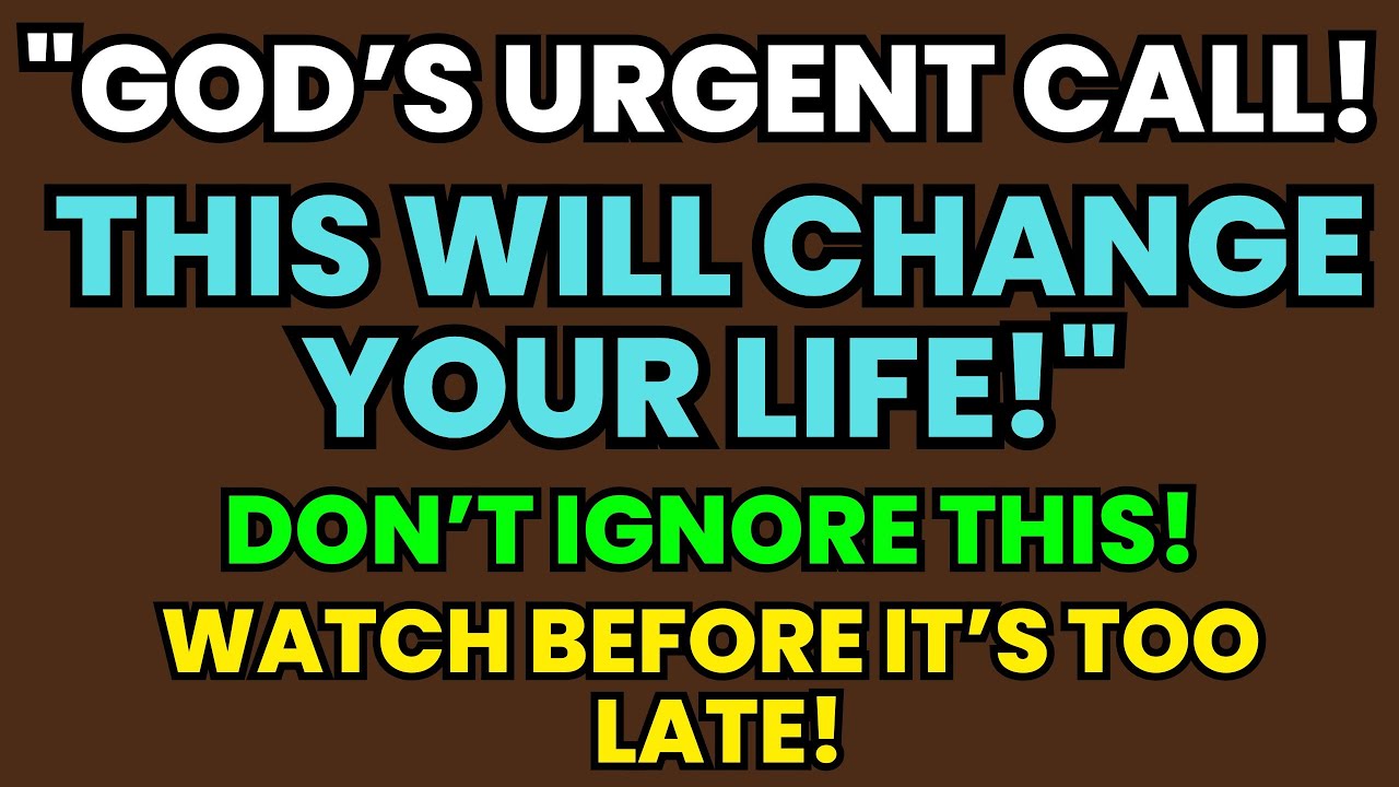 Gods Urgent Warning! Life-Changing Message Inside! ⚠️gods message now ...