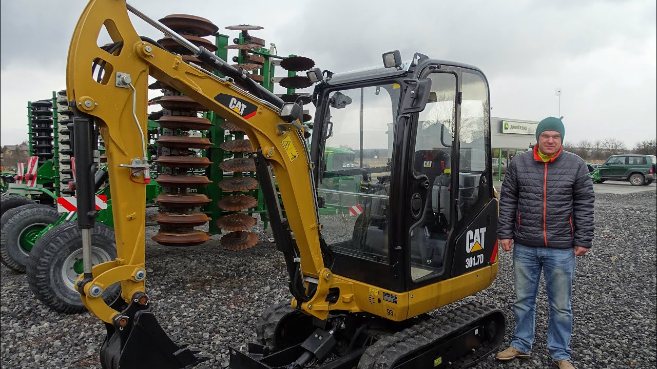 Mini Koparka CAT 301.7D - Prezentacja WANICKI AGRO - YouTube