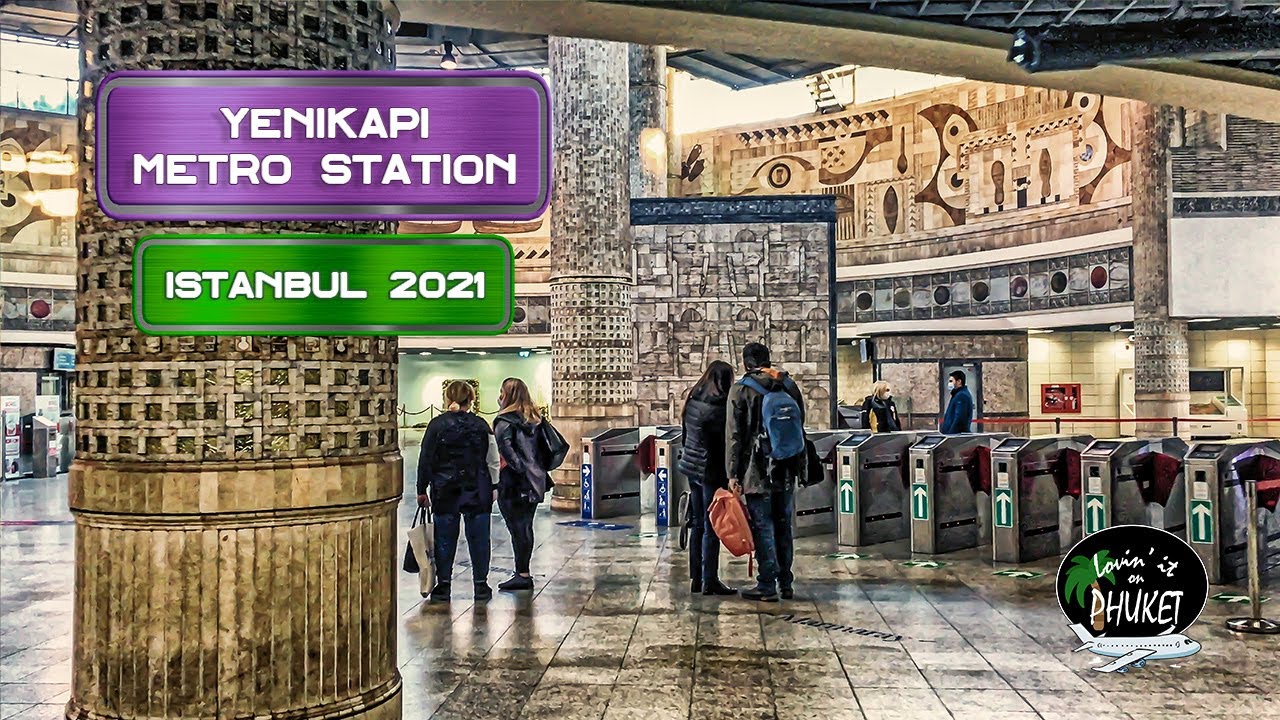 Yenikapı Metro Station, March 2021, Istanbul, Turkey, 4K, Virtual Walk ...