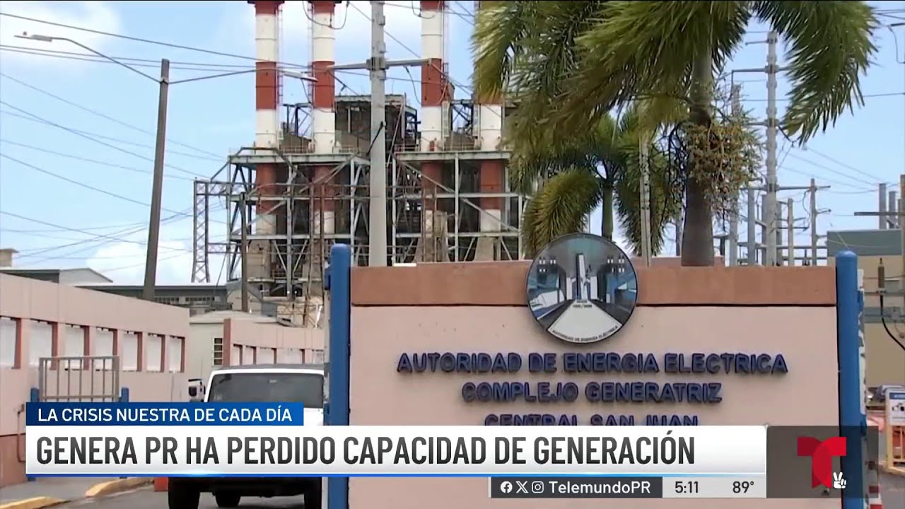 Recuperación del sistema de Genera PR podría tardar meses - YouTube