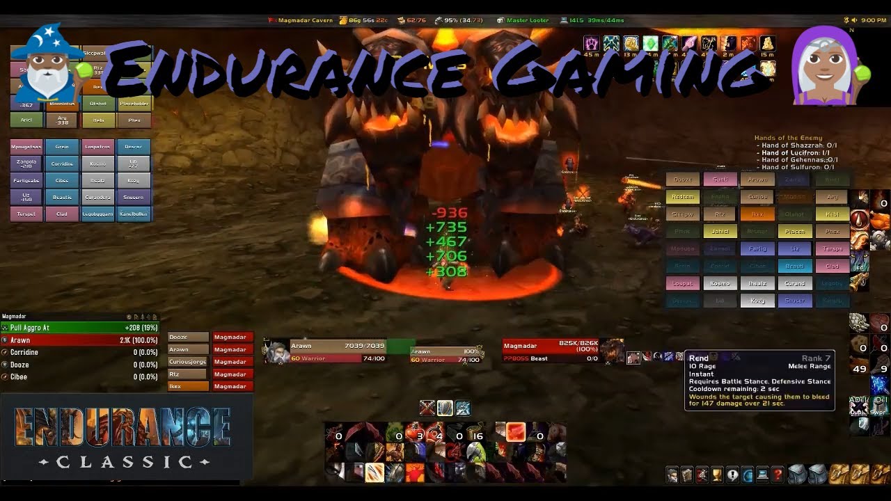 WoW Classic Endu Vs. MC & Ony (16 Oct 2019) - YouTube