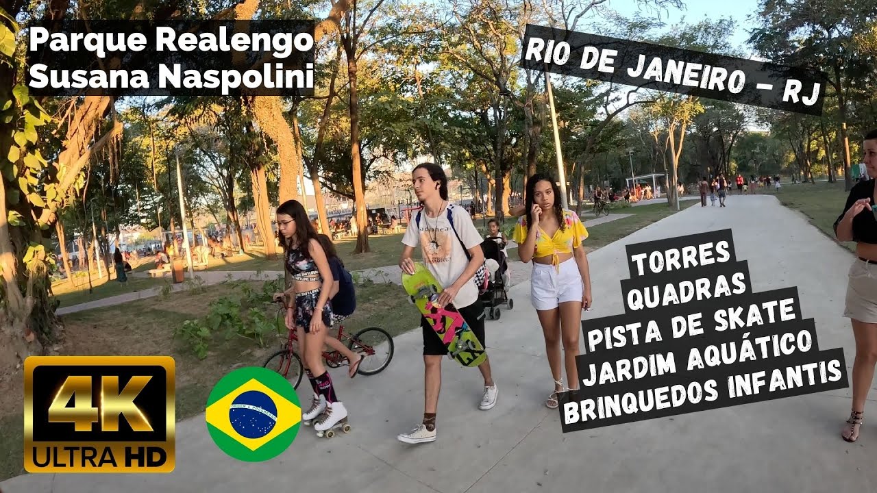 ⁴ᴷ⁶⁰ Walking Rio de Janeiro - Brasil : Parque Realengo - YouTube