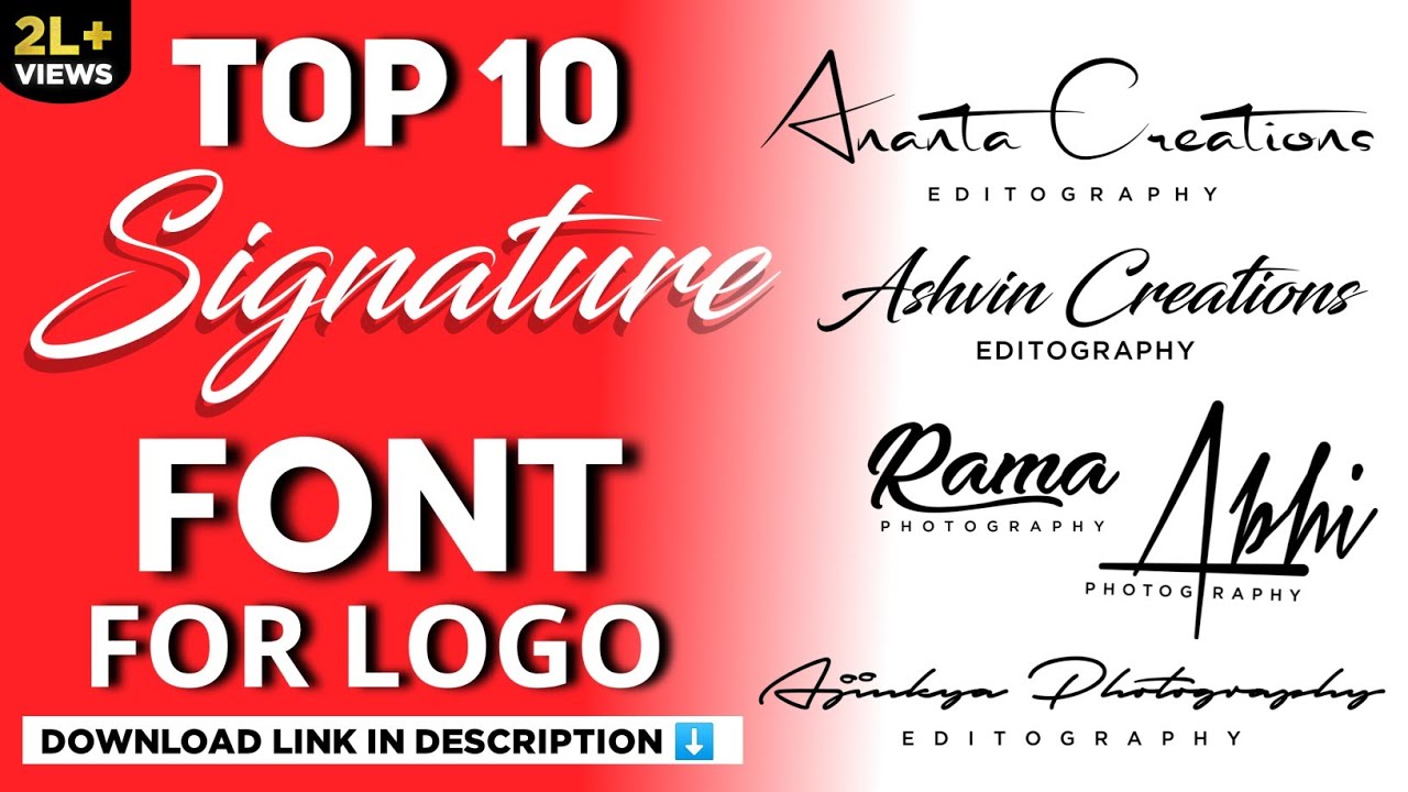 Top 10 Signature Font For Photography Editography Logo How To Add Font In Pixellab YouTube top-10-signature-font-for-photography-editography-logo-how-to-add-font-in-pixellab-youtube