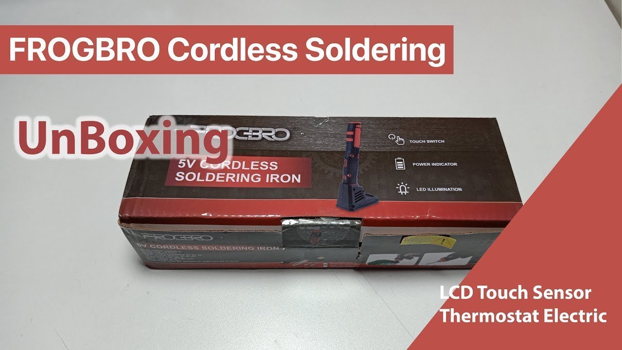 Unboxing FROGBRO Cordless Soldering Iron - YouTube