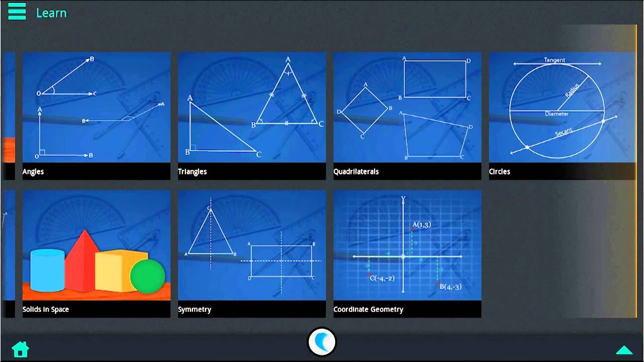 Demo of Geometry app on Android - YouTube