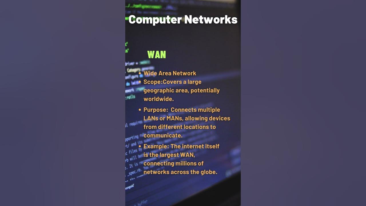 types of computer networks (part 2) - YouTube