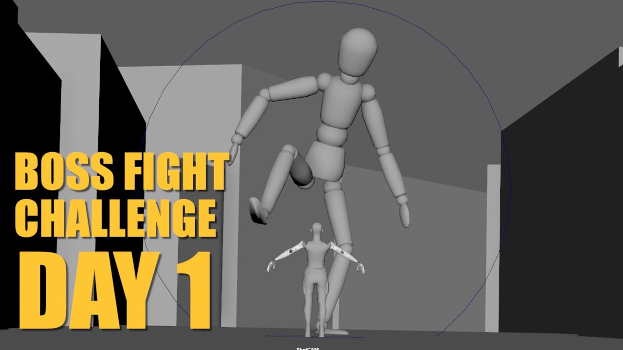 Boss Fight 3d Challenge | DAY 1 - YouTube