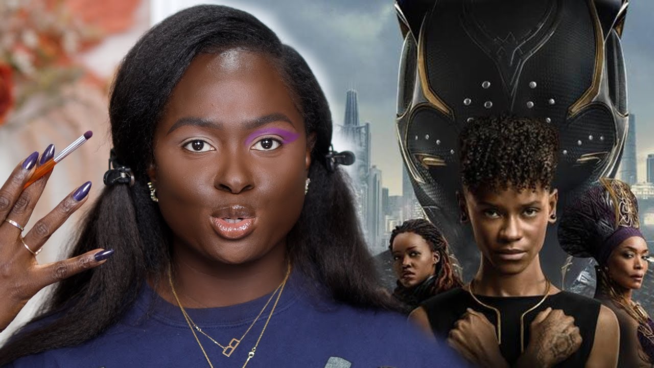 Black Panther 2: Wakanda Forever Inspired Makeup Look 👀 | Ohemaa - YouTube