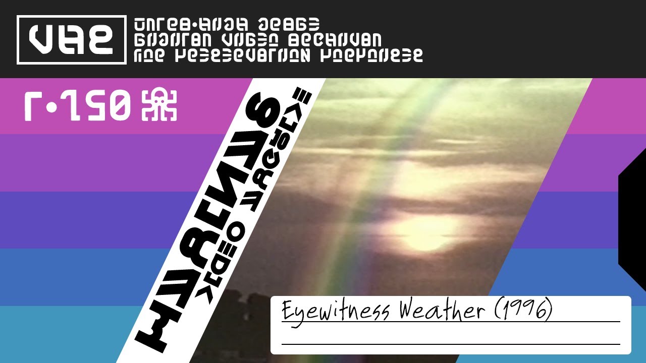 VHS: Eyewitness Weather (1996) - YouTube