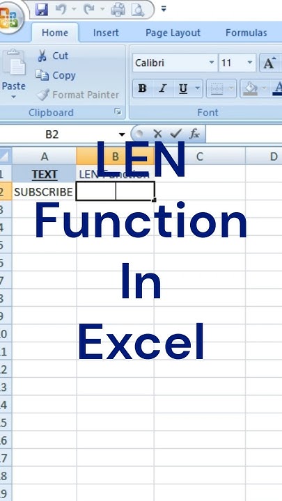 LEN Function In Excel 😅😂😇🤣 #excelformula #excel - YouTube