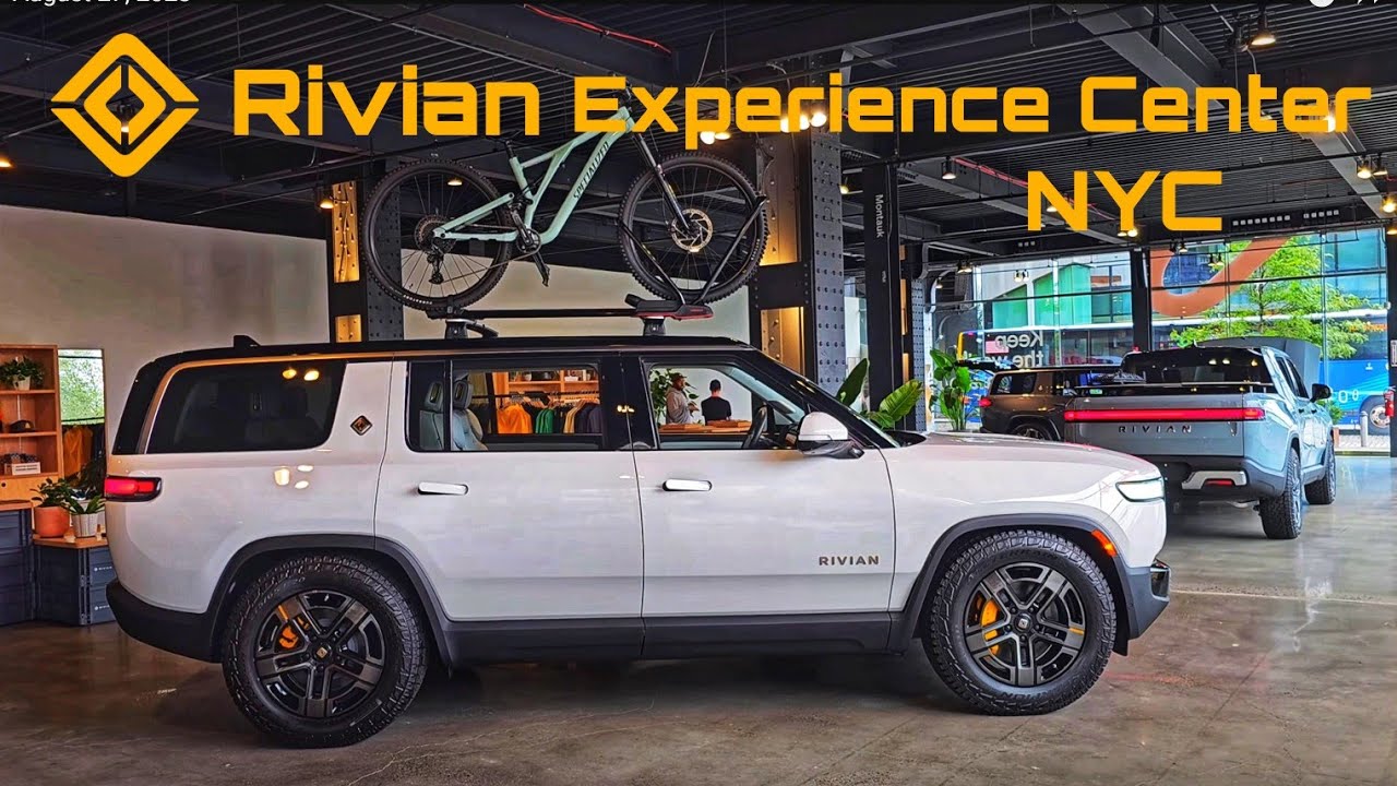 Visiting the Rivian Experience Center at NYC - YouTube