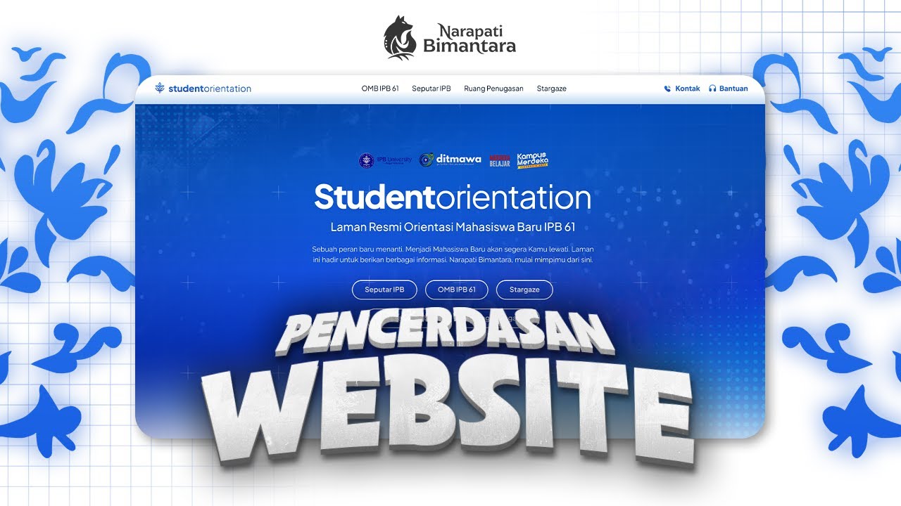 MARI JELAJAHI WEBSITE OMB IPB 61 - YouTube