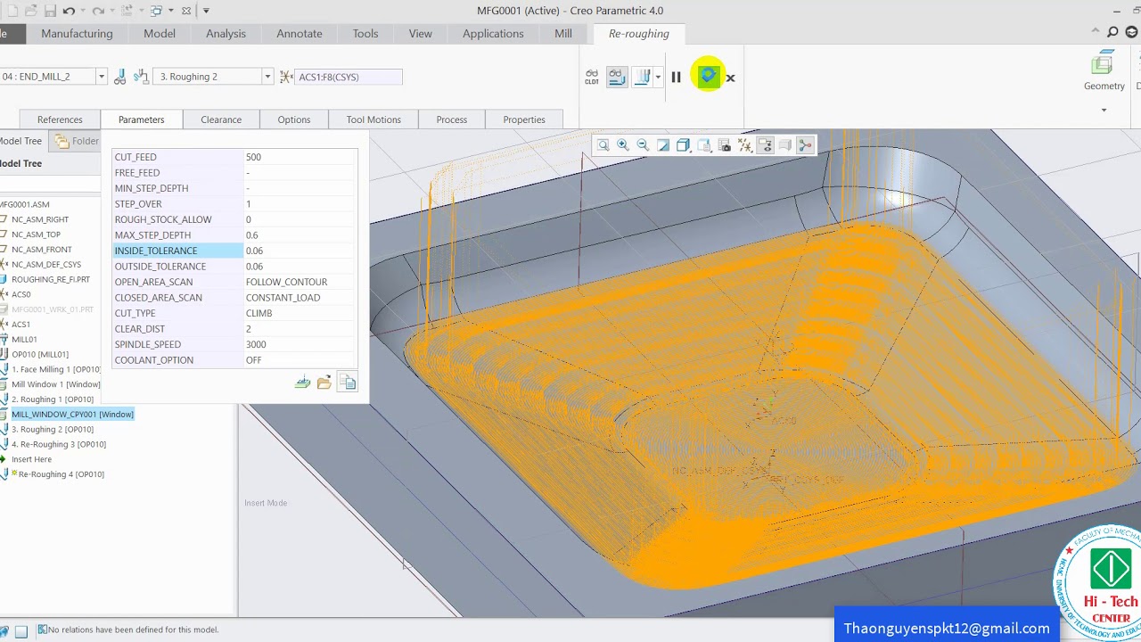 Re-Rough Milling - YouTube
