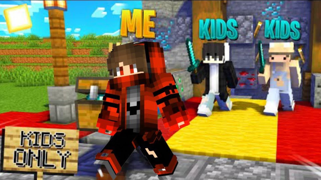 HOW I DOMINANT THE KIDS ONLY SERVER - YouTube